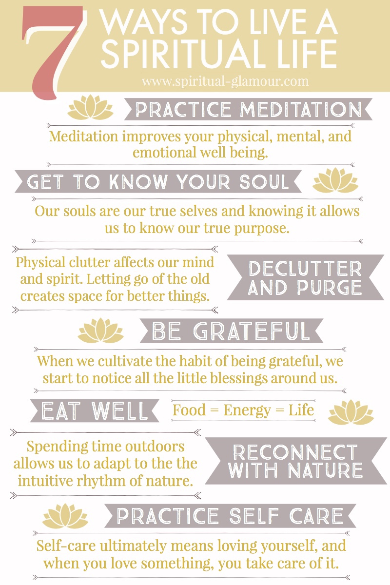 7 Ways To Start Living A More Spiritual Life – Spiritual Glamour