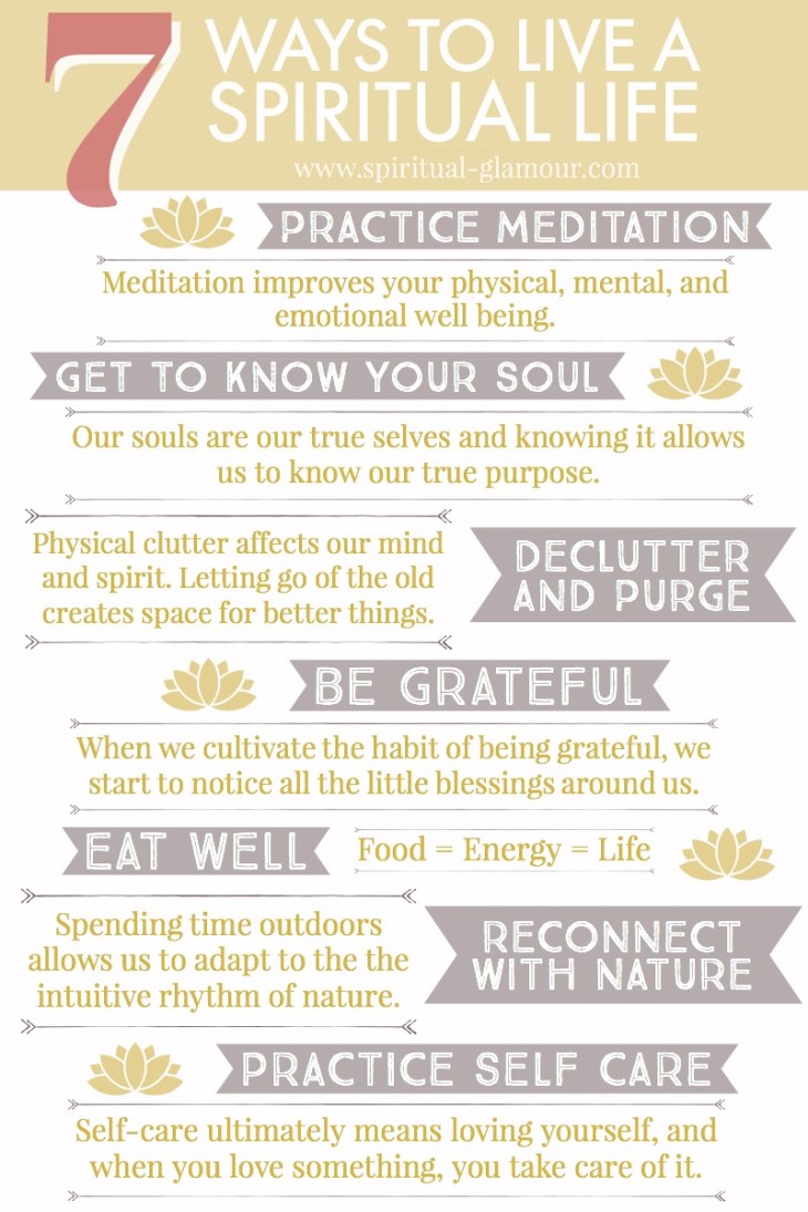 7 Ways To Start Living A More Spiritual Life – Spiritual Glamour